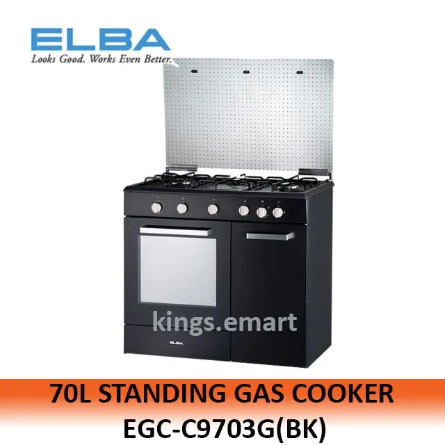 [Original Italian SABAF Burner] Elba 70L Standing Gas Cooker 3 Burner ...