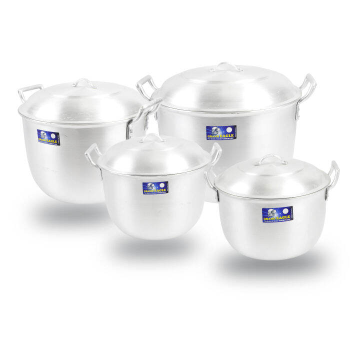 GRAND EAGLE by Winland Extra heavy duty Thick Aluminum 8pcs Kaldero ...