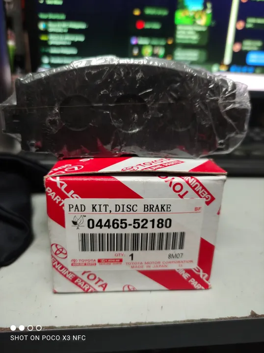 BRAKE PAD FA 04465-52180 VIOS 2007-2014 / YARIS 2005-2014 / YRIS/HYBRID ...