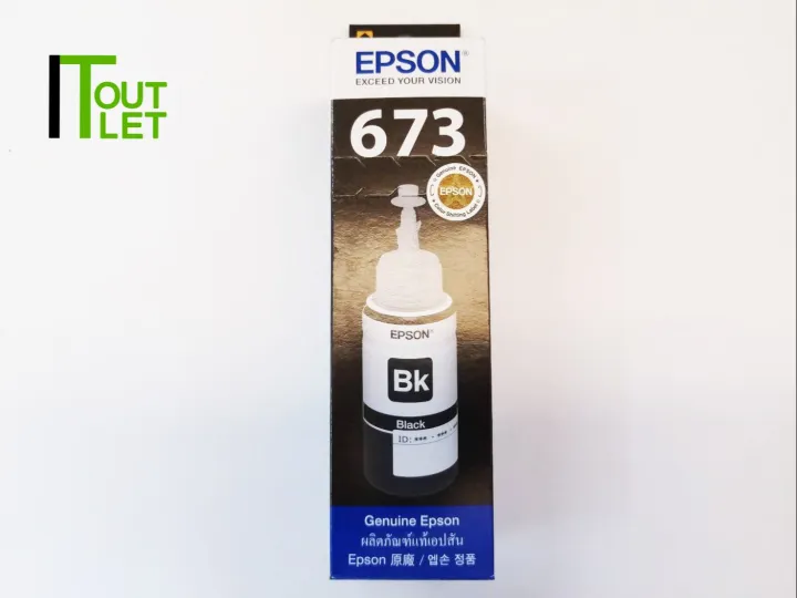 INK EPSON T673100 Black 70ml For L800 / L805 / L810 / L850 / L1800/ 8K ...