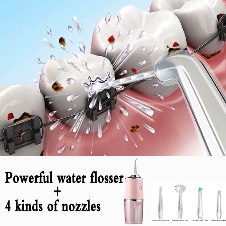 Electric Tooth Flosser Home flossing with water Tooth Cleaner Smart ...