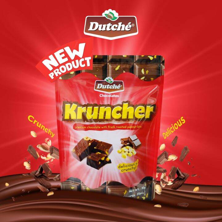 NEW Dutché Chocolate KRUNCHER 99g | Lazada PH