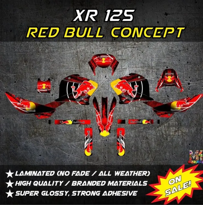 HONDA XR 125 FULL BODY DECALS STICKERS VINYL HIGH QUALITY PRINTED WITH ...