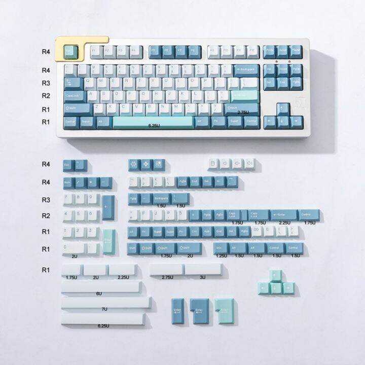 Gmk Shoko Olivia 177 Keys Cherry Profile Pbt Keycap Double Shot English ...