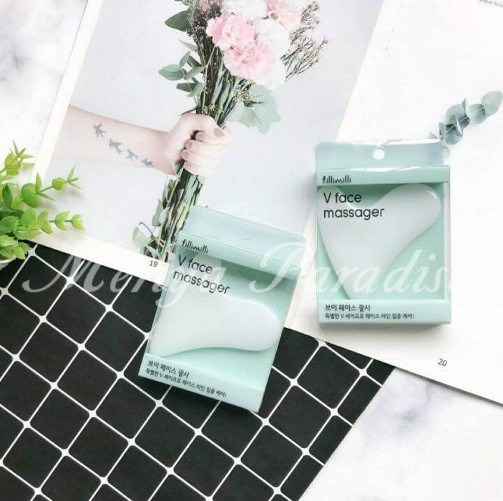 Fillimilli V Face Massager (1ea) V脸刮痧板 1入 V脸神器 脸部按摩 | Lazada