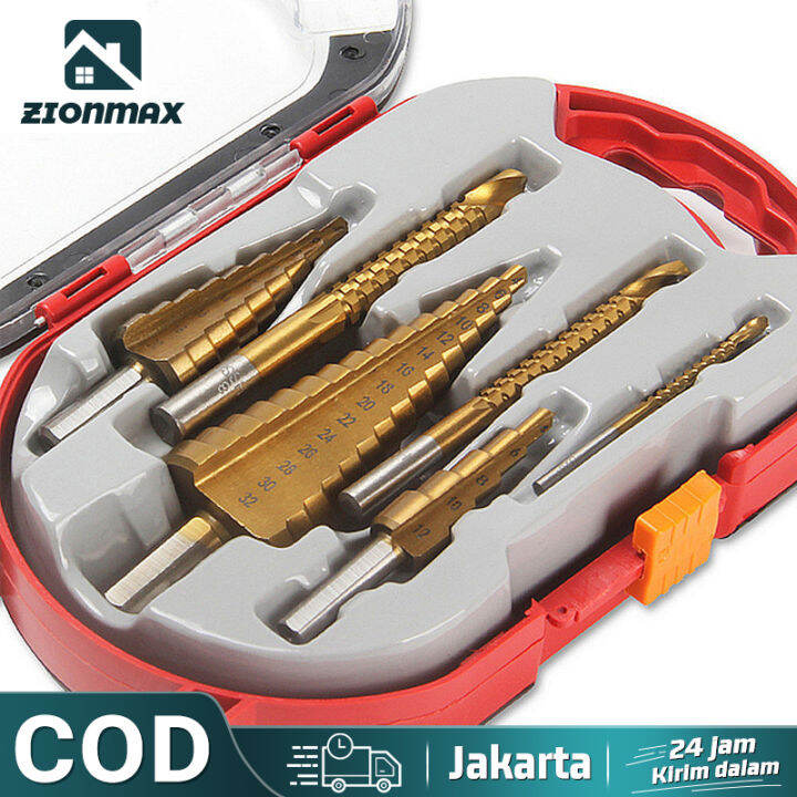 4-32mm Mata Bor Multi Step Pagoda Tangga Payung Drill Bits Size Ukuran ...