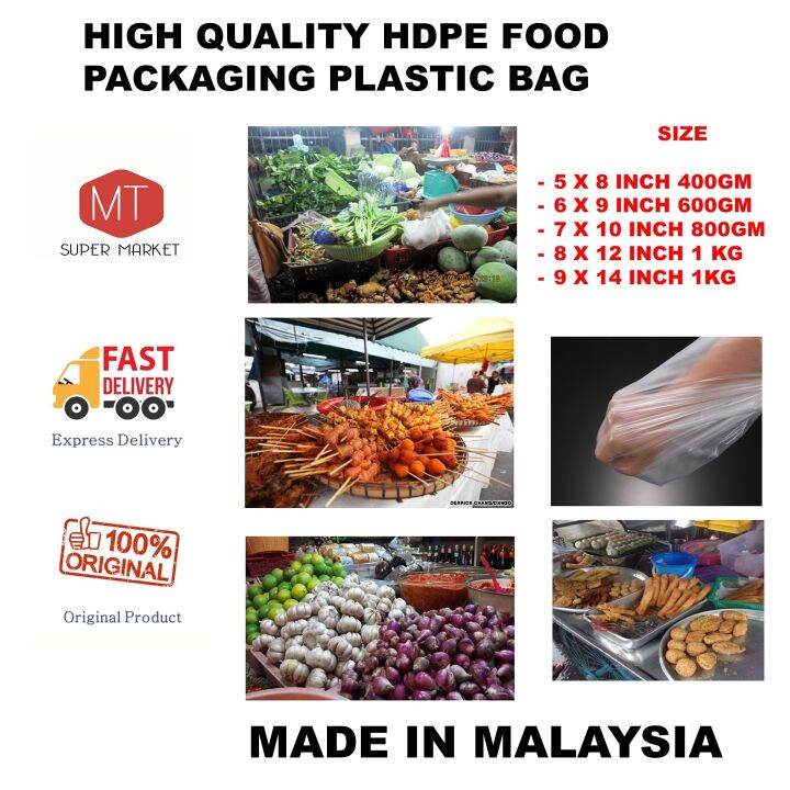 Plastic Borong High Quality HF 9 X 14 - 1 KG - Plastic Bag / Beg ...