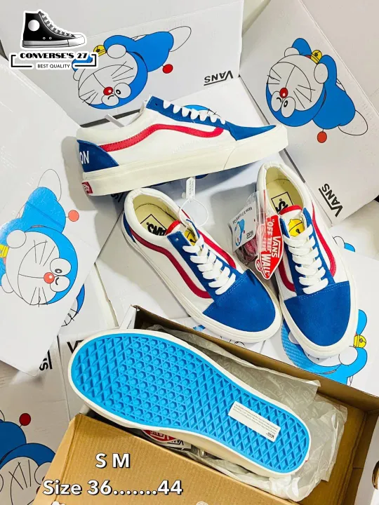 ️ รองเท้าDoraemon x Vans SK8 Reissue Unisex Sneaker size: 36-44EU แวนส์ ...