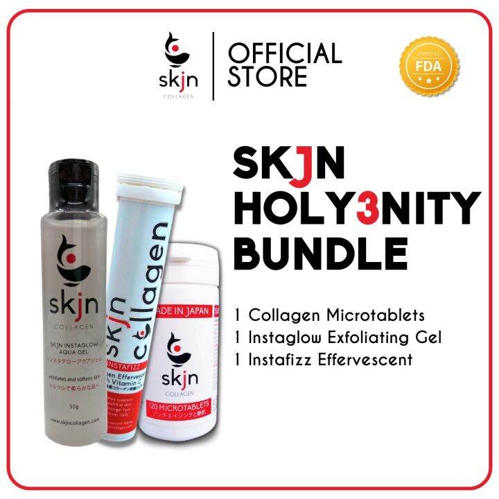 SKJN Holy 3Nity: Skjn Collagen Microtablets 120s + INSTAFIZZ ...
