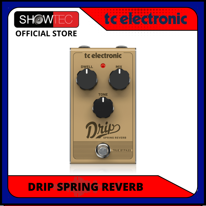 TC ELECTRONICS DRIP SPRING REVERB Retro Spring Reverb with Adjustable ...