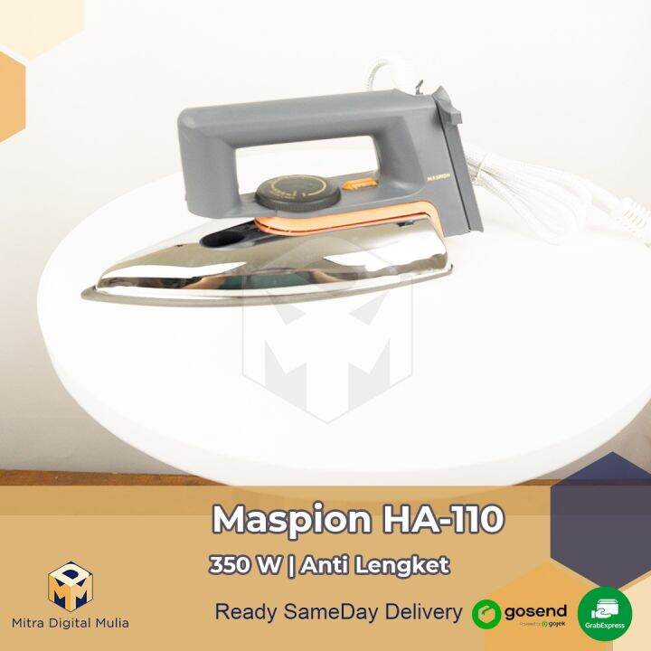 Maspion HA 110 Setrika Listrik Silver | Lazada Indonesia