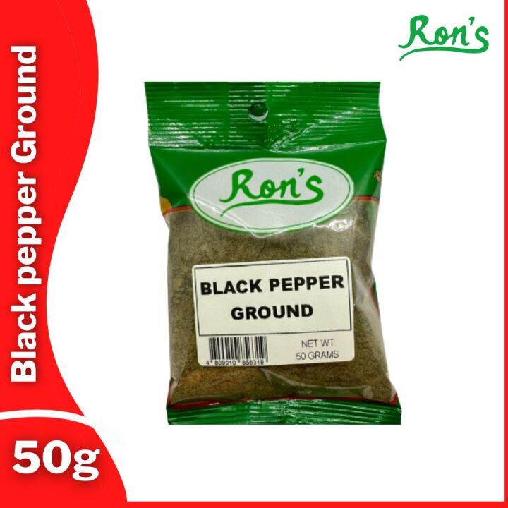 Ron's Black Pepper Ground / Paminta Pino (50G) | Lazada PH