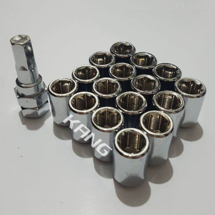 [1 biji Mur] Mur Baut Lug Nut Roda Velg Ban Mobil Kunci L Fujita Ukuran ...