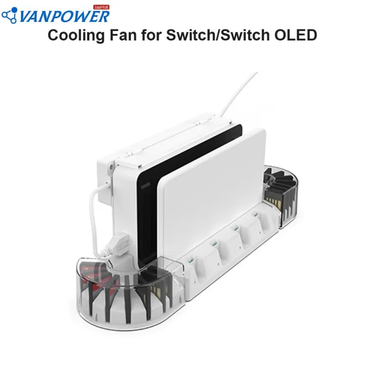 External Cooling Fans for Switch OLED Docking Station Console Stand ...