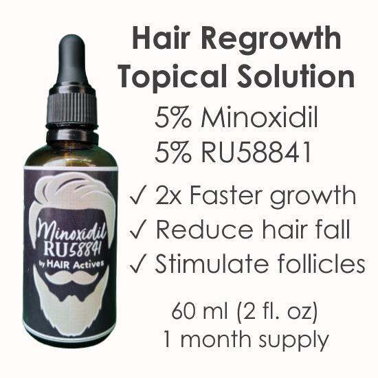 5 Minoxidil 5 RU58841 Hair Loss Regrowth Topical Solution | Lazada PH