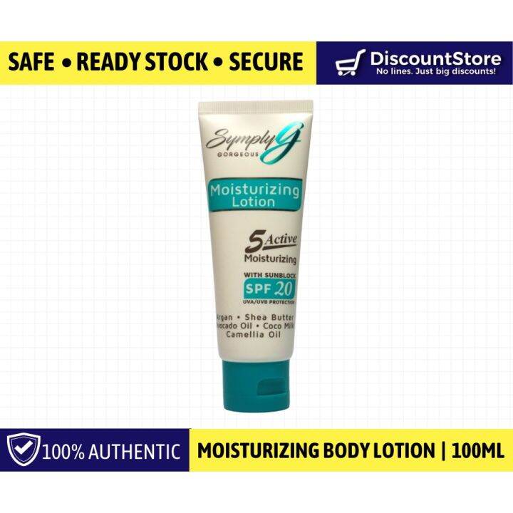 SYMPLY G 5 Active Moisturizing Lotion with SPF 20 | Lazada PH