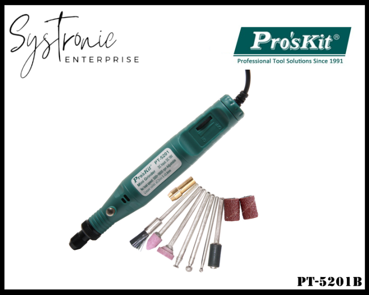 Pro'skit PT-5201B Mini Grinder (230V AC 50Hz) | Lazada