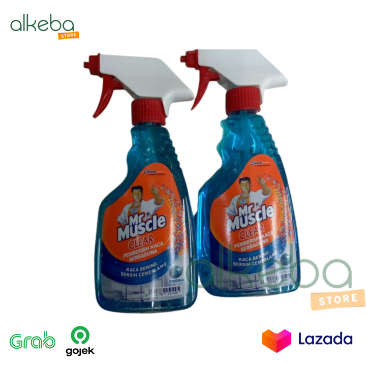 Mr. Muscle Glass Cleaner Spray / Pemebersih Kaca Spray Botol 500ml ...
