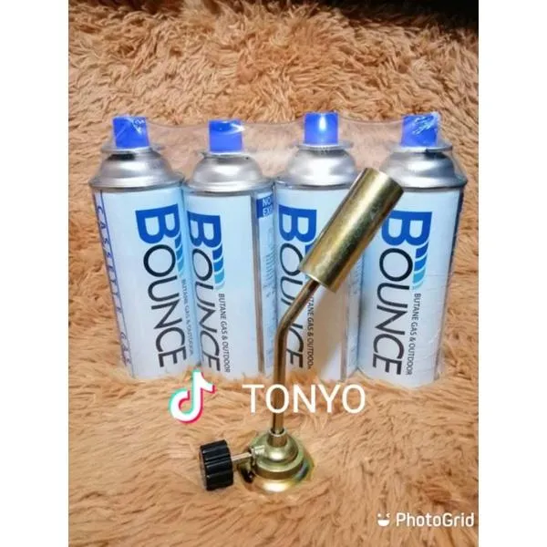 hot Heavy Duty Flame Gun Torch with Bounce Butane Gas 250g | Lazada PH