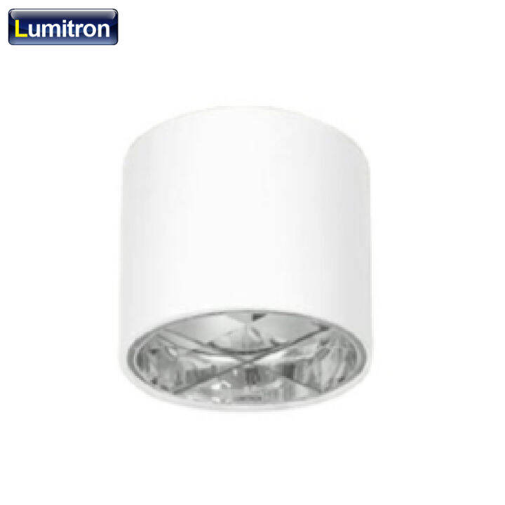 LUMITRON โคมดาวน์ไลท์กระป๋องติดลอย รุ่น LMDS-11-WH ขั้วE27 กว้าง 21.4ซม. สูง17.2ซม. โคมสีขาว ...