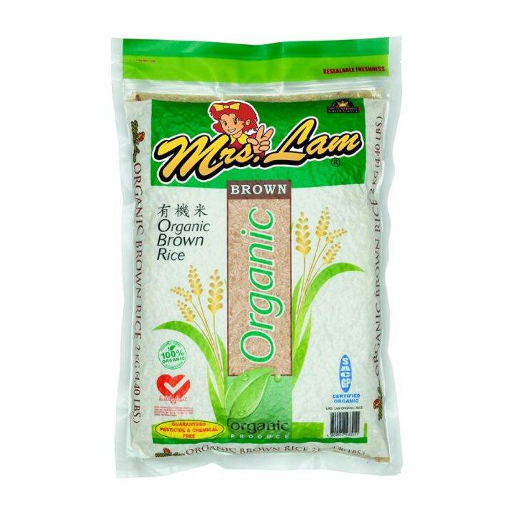 MRS Lam Organic Brown Rice 2KG | Lazada PH