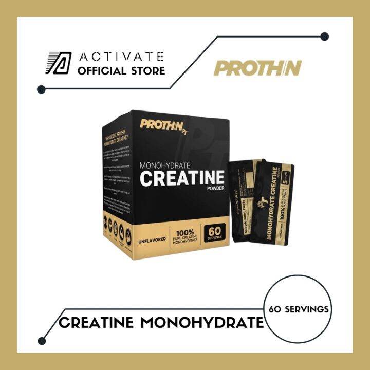 Creatine Monohydrate by Prothin- 60 servings | Lazada PH