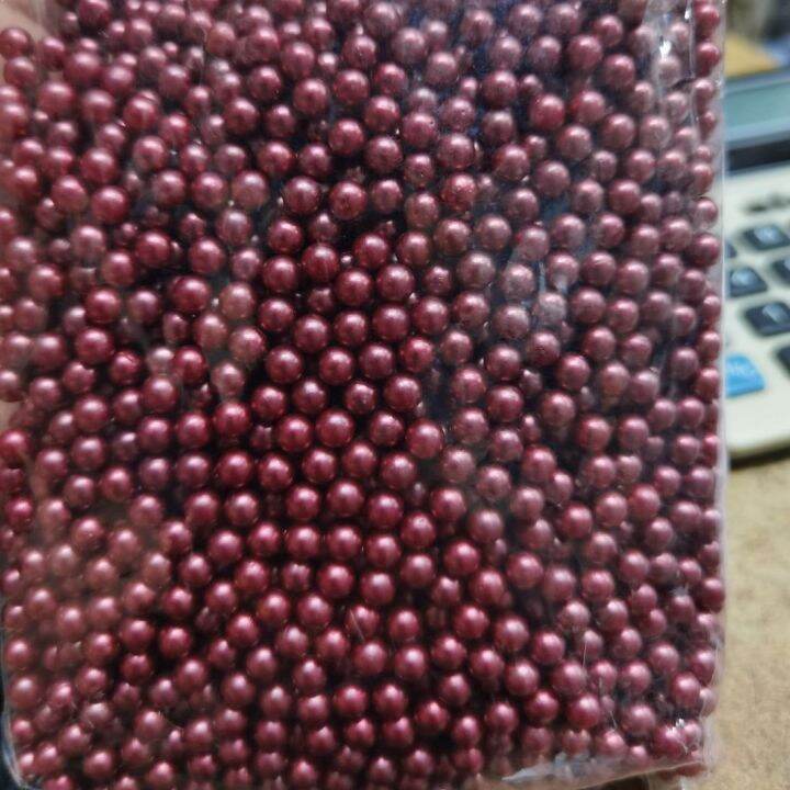 MUTIARA TINDIK ATAU MUTIARA PAKU WARNA MAROON MERAH HATI PER 1/2 PON ...