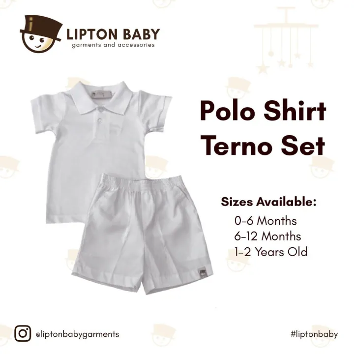 Lipton Baby Polo-Shirt Terno | Lazada PH