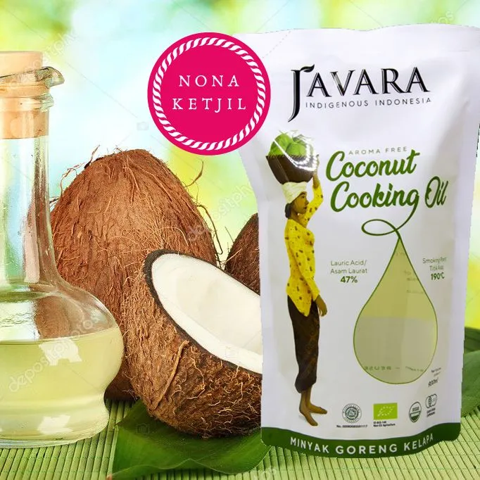 JAVARA Coconut Cooking Oil Pouch 900 ML / Javara Minyak Kelapa Non ...
