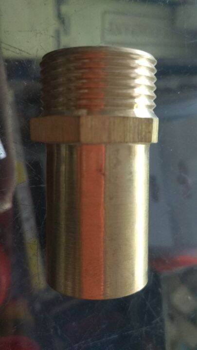 Sokran panjang 1/2 x 3/4 kuningan Sok kran 1/2 x 3/4" / sambungan kran / Sock/ Shock kran / sok ...