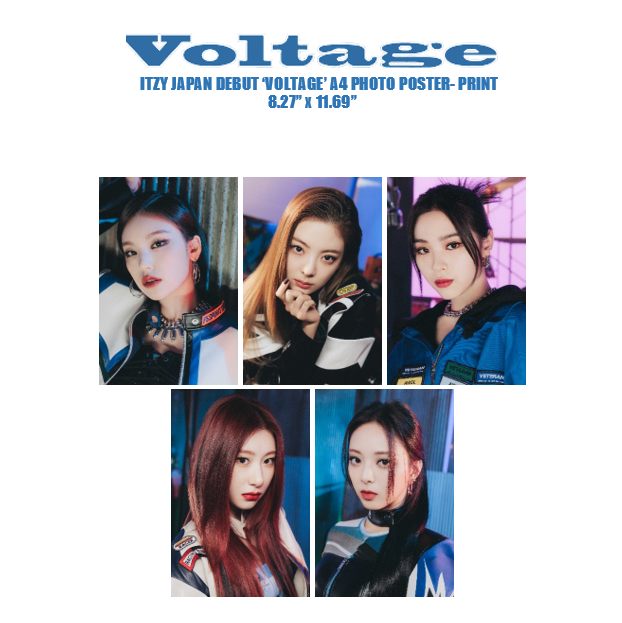 ITZY VOLTAGE A4 PHOTO POSTER-PRINT | Lazada PH