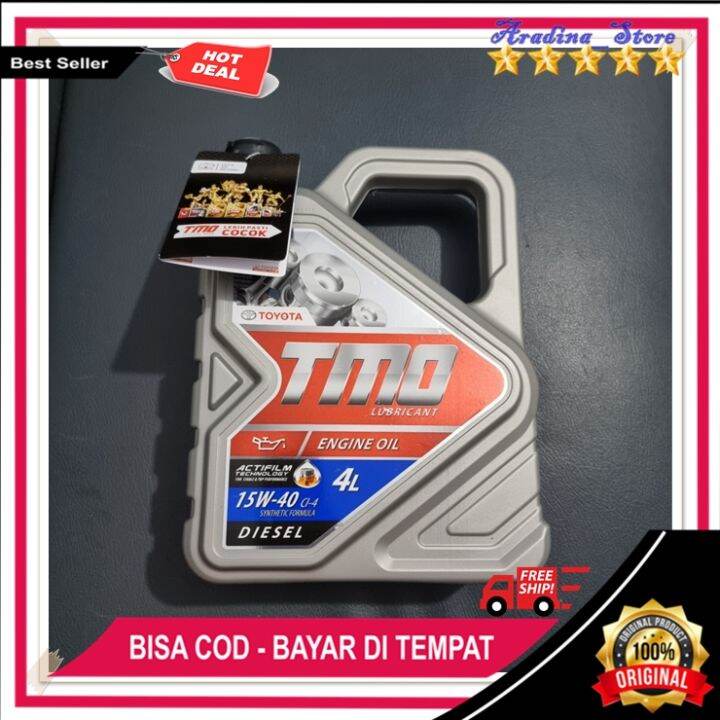 Oli Tmo Original Toyota Oli Mesin Mobil Diesel Oli Tmo Toyota 4 Liter Oli Mesin Mobil TMO Toyota ...