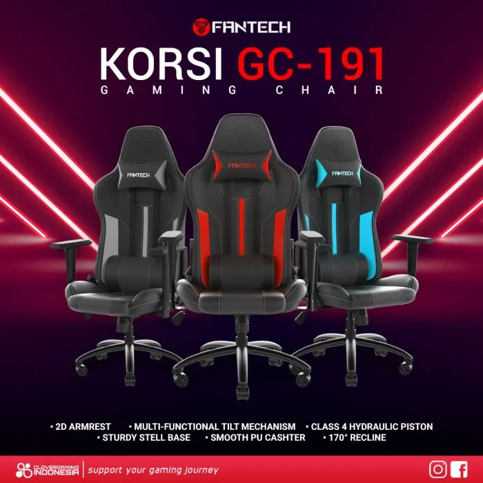 Fantech Korsi GC-191 - Gaming Chair GC191 GC 191 | Lazada Indonesia