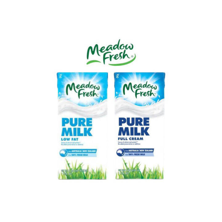 Meadow Fresh UHT Pure Milk Full Cream / Low Fat 1L | Lazada