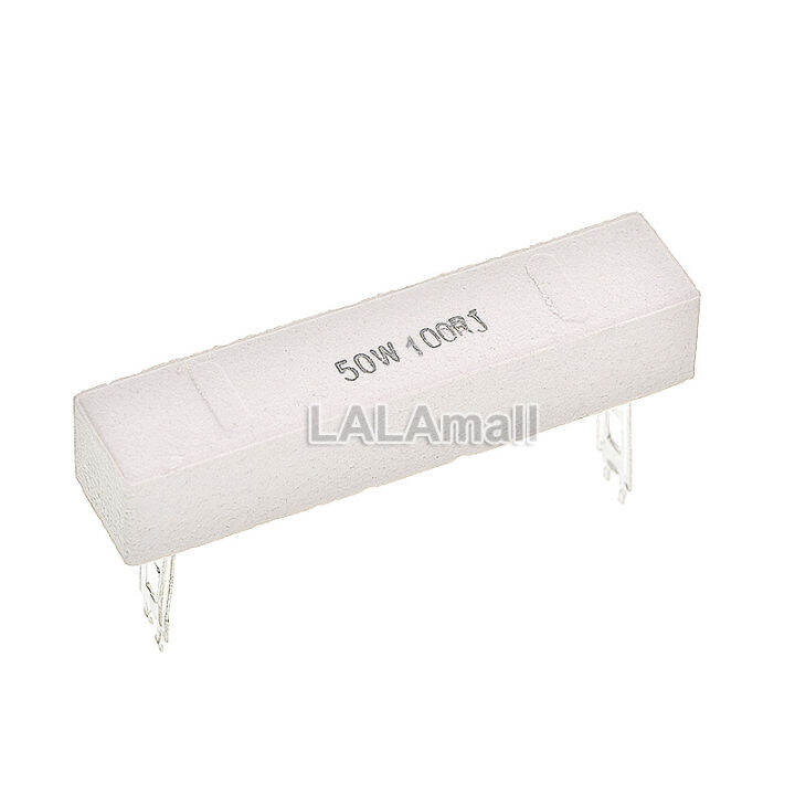 1pc Cement Resistance 50W 100ohm 100R 50W100RJ Resistor | Lazada PH