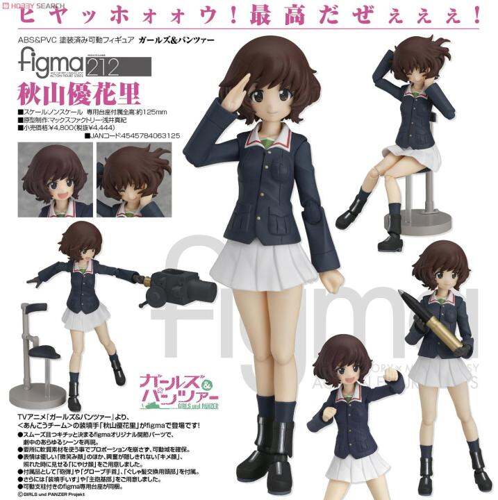 Figma ฟิกม่า งานแท้ 100 Figure Action Max Factory จาก Girls Und Panzer