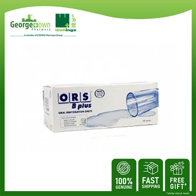 ORS B PLUS ORAL REHYDRATING SALTS BLUE 1G X 50 SAC ( FULL BOX) | Lazada
