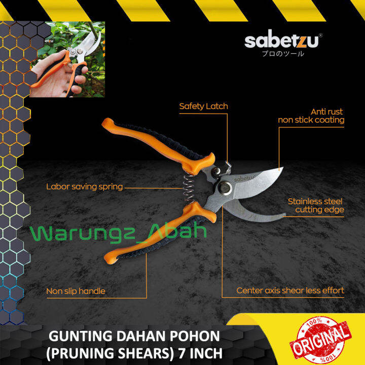 PISAU GUNTING PRUNING SHEARS SHEAR SCISSOR ALAT PEMOTONG POTONG PANGKAS ...