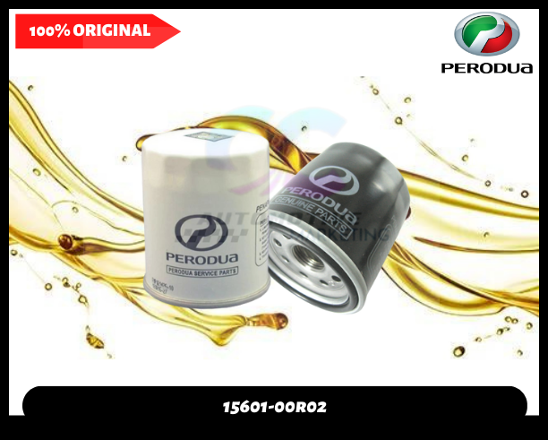 15601-00R02 Perodua Oil Filter - Myvi 2018- / Alza 2019- /Axia / Bezza ...