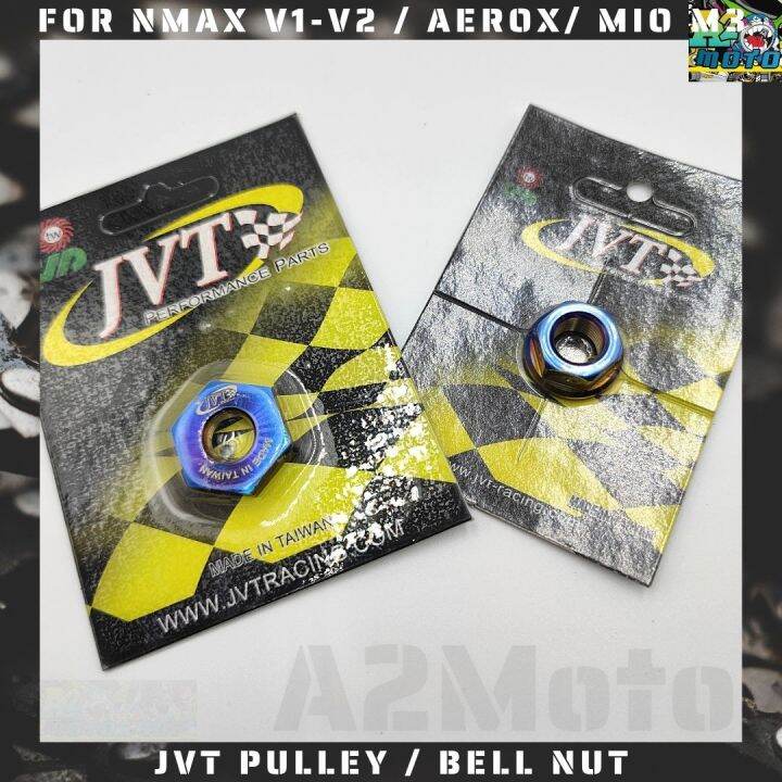 JVT Pulley - Bell Nut Titanium for NMAX V2 V1 / AEROX / MiO i125 ...