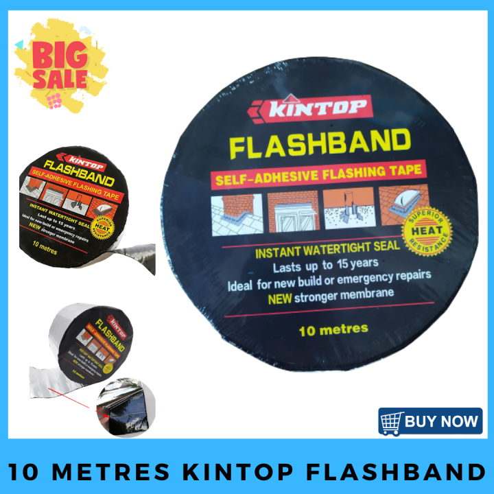 10M New Original Kintop Flashband Tape For Roof And Leak Repair - Aluminum Coating Flashing ...