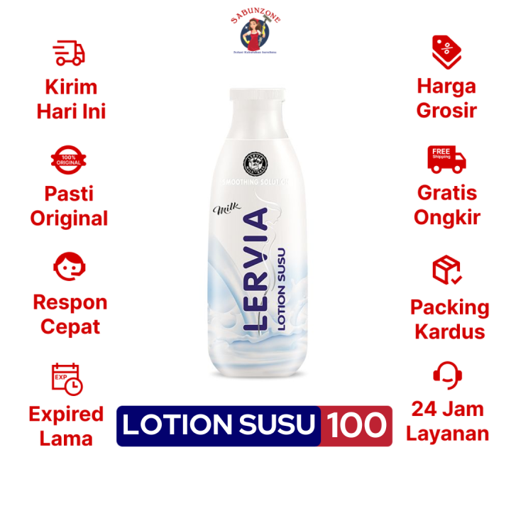 Lervia Hand Body Lotion Milk 100ml | Lazada Indonesia