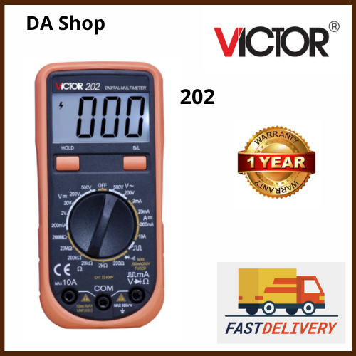 VICTOR VC202 Palm Size Digital Multimeter | Lazada