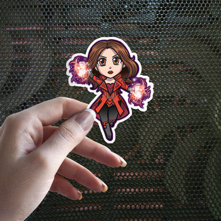 Sticker Decal Vinyl Tahan Air Wanda Maximoff Chibi | Lazada Indonesia