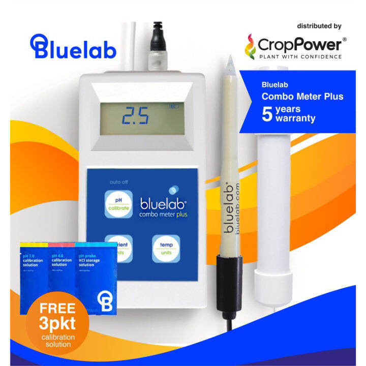 BLUELAB - COMBO METER PLUS (MEASURES PH, TEMPERATURE AND CONDUCTIVITY ...