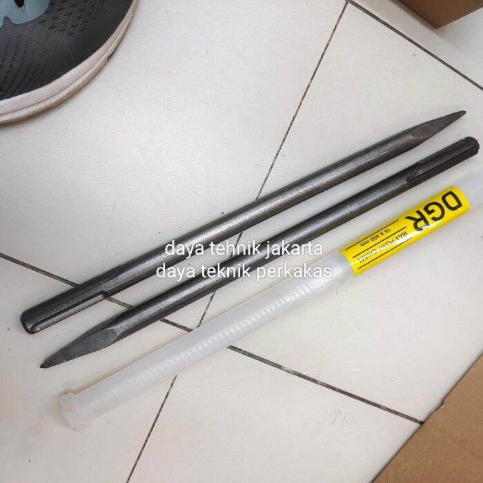 dgr DGR mata Jack hammer 10kg 18x400 point / sds max 18 x 400 lancip ...