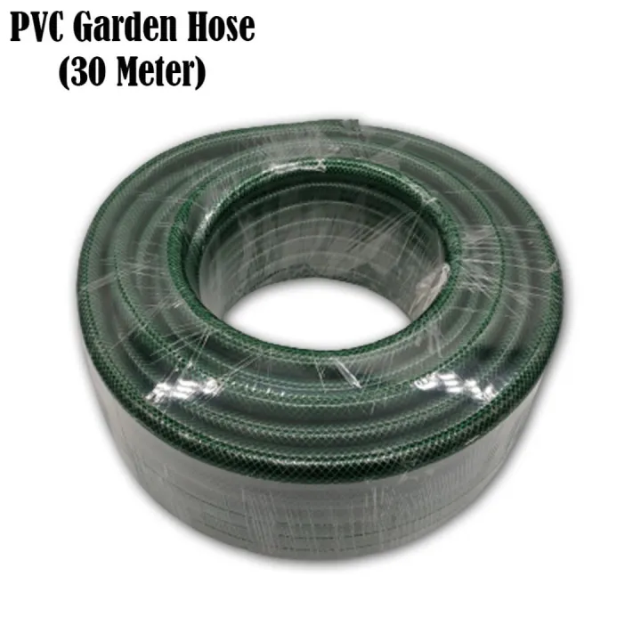 High Quality 30 Meter Pvc Heavy Duty Garden Hose / Paip Getah | Lazada