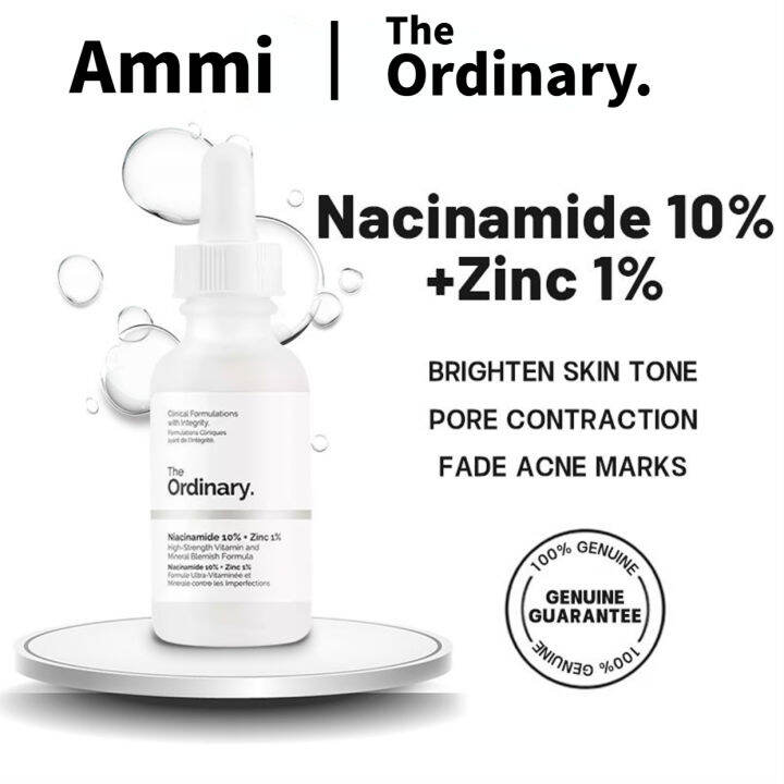 The Ordinary Niacinamide 10% + Zinc 1% 30g face serum skin care facial ...