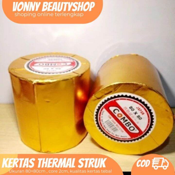 Kertas Struk Kasir Thermal 80 x 80 - Kertas Kasir Roll Combo 80x80 ...