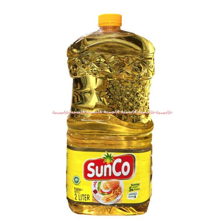 Sunco 2L Botol Minyak Goreng Bening 5x Proses Penyaringan Vitamin A ...